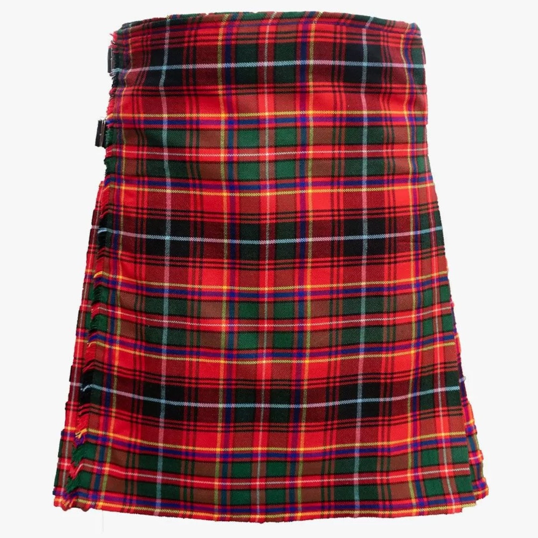 Men's Scottish Macinnes Red Ancient Tartan Kilt Handmade Traditional 8 ...