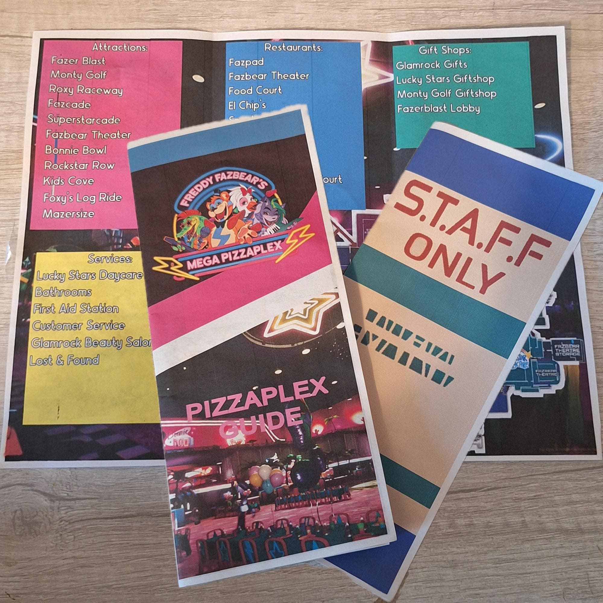 FNAF Security Breach Pizzaplex Map | Digital Download - Etsy