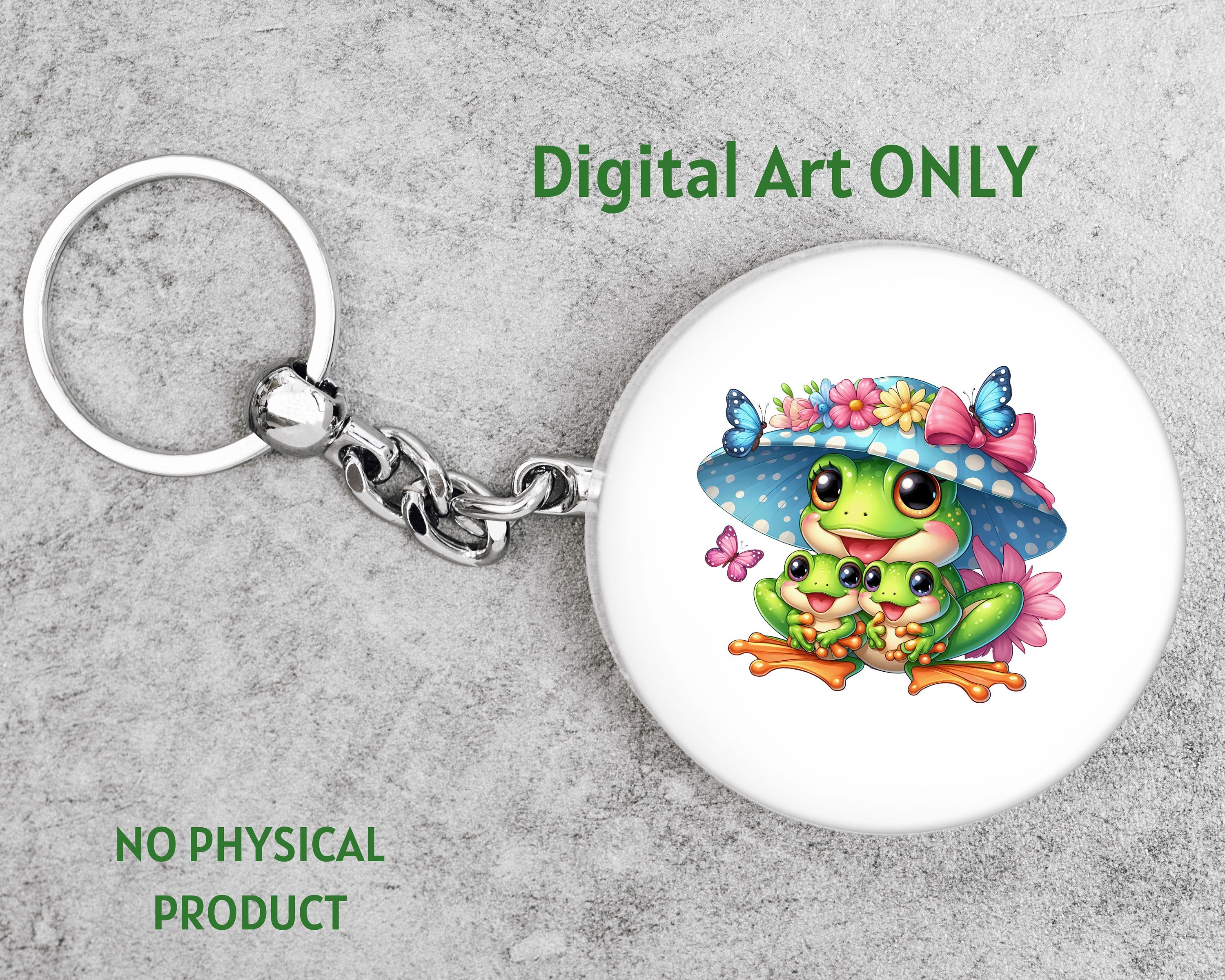 Frog PNG Bundle, Kids Clipart, Lily Pad, Cute Frogs, Cute Watercolor ...