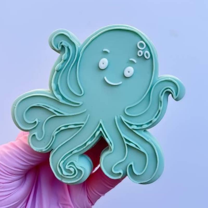 Octopus Cookie - Etsy