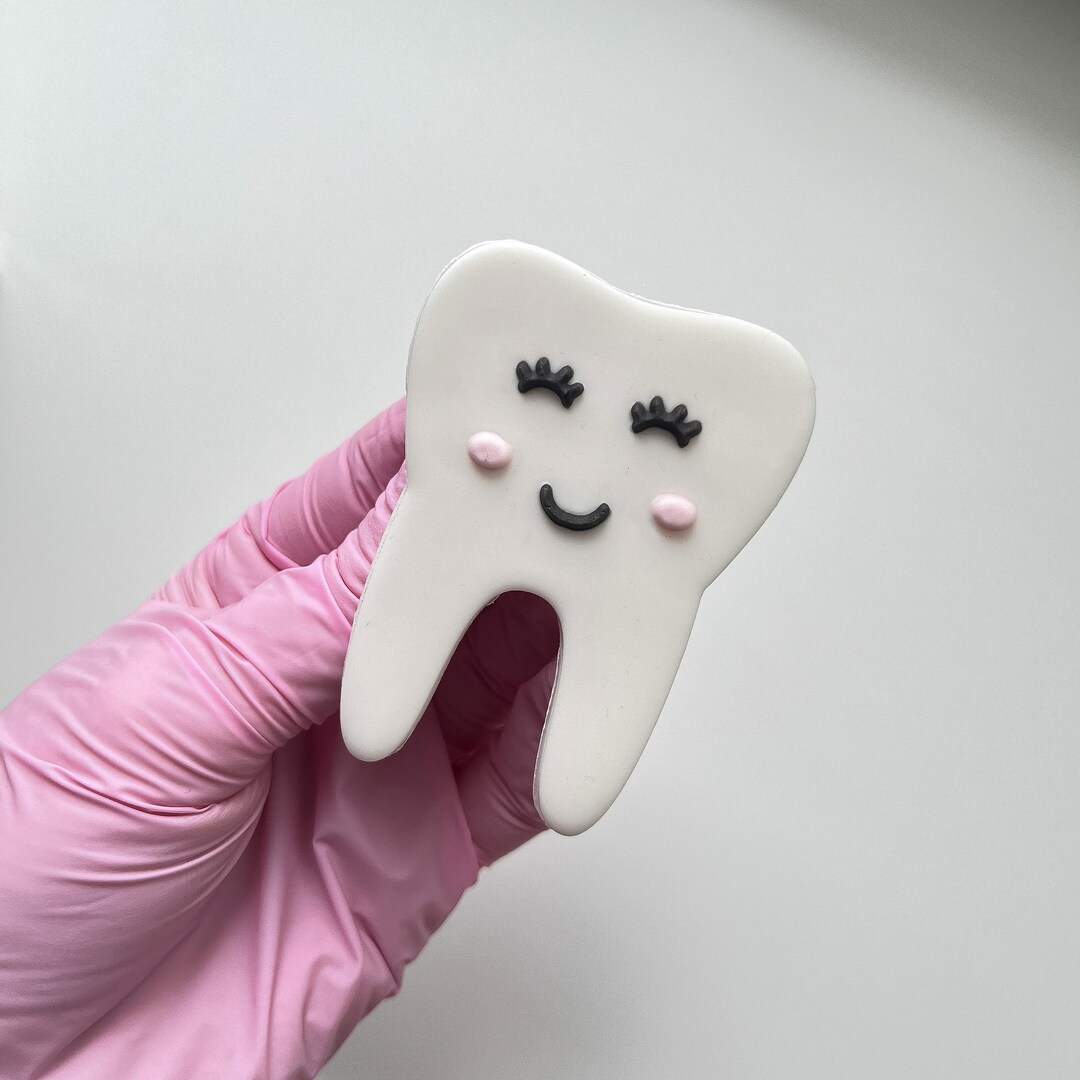 Teeth With Cute Face Embosser + Cutter - Etsy