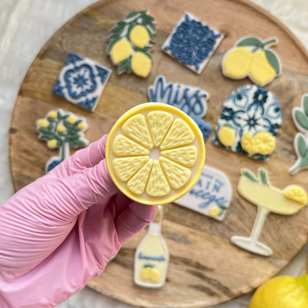 Lemon Slice Cookie Cutter Embosser Stamp Wedding Amalfi Coast - Etsy
