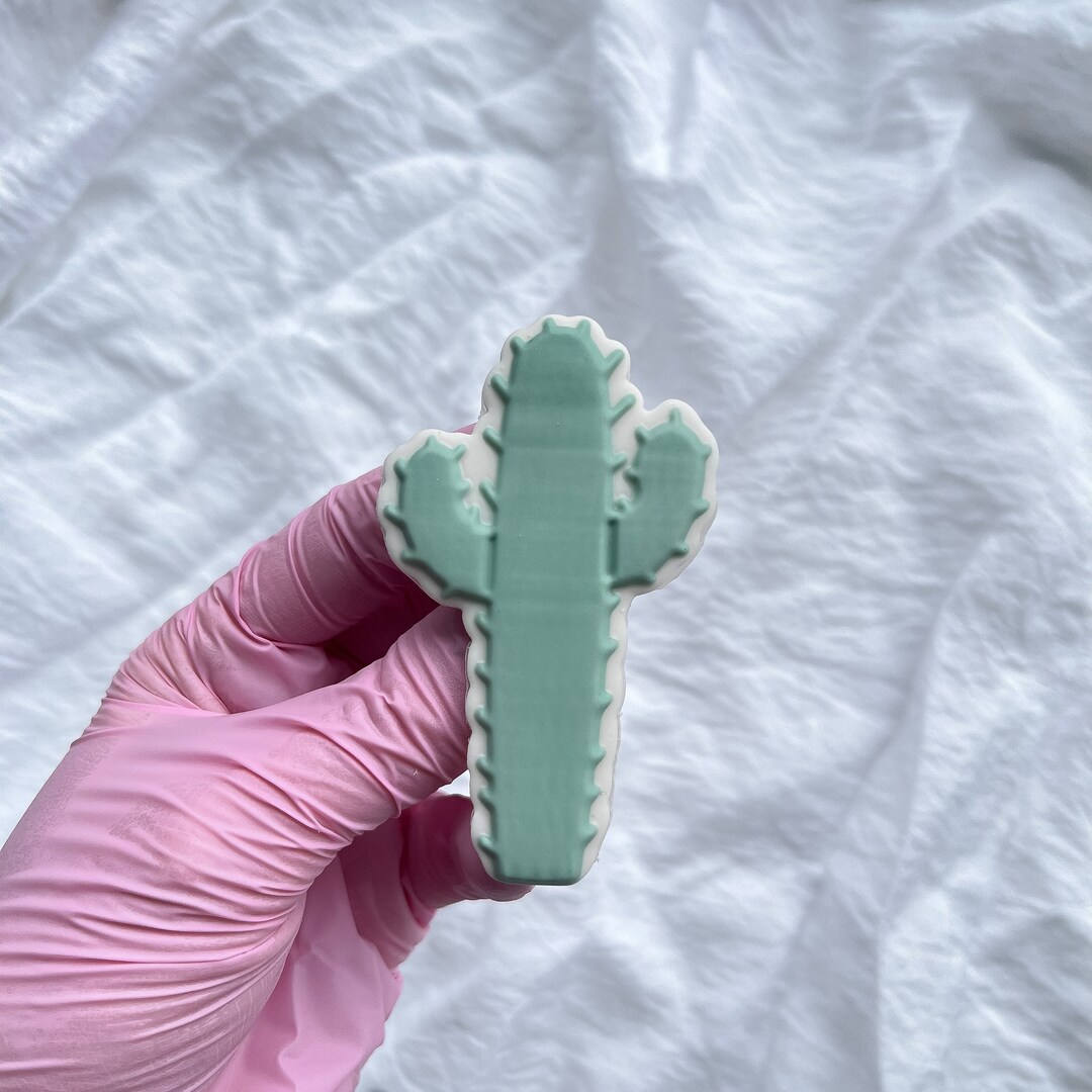 Cactus Embosser Stamp Cookie Cutter Cookie Stamp With Cookie Cutter - Etsy