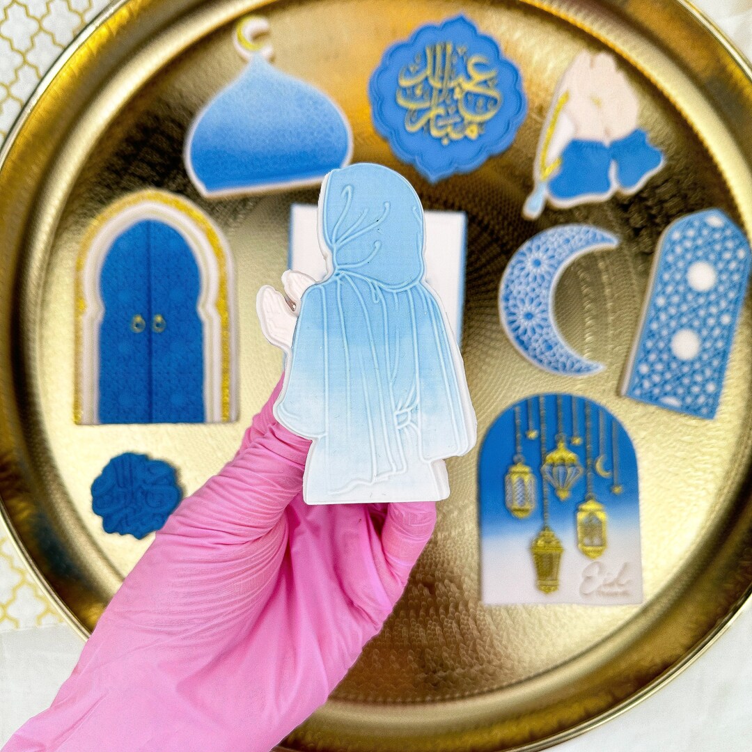 Praying Women Pop up Ramadan Cookie Cutter Embosser Stamp - Etsy