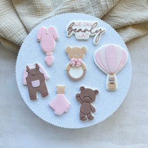 Bearly Rattan Toy We Can Bearly Wait Lettering Embosser Stamp and ...
