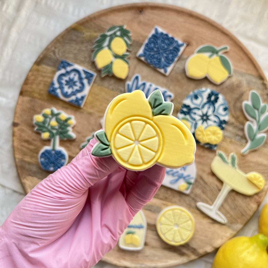 Lemon Trio Cookie Cutter Embosser Stamp Wedding Amalfi Coast - Etsy