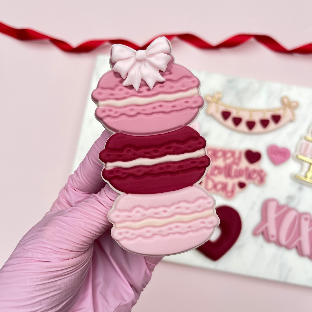 Macaron Tower Cookie Cutter & Embosser Stamp - Etsy