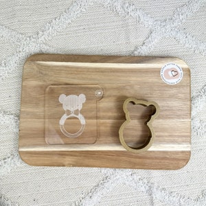 Bearly Rattan Toy We Can Bearly Wait Lettering Embosser Stamp and ...