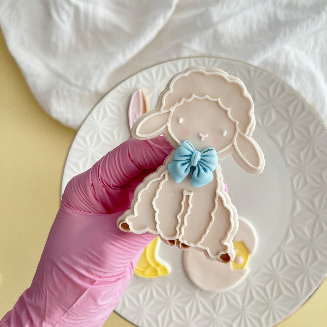 Cute Lamb 1 Fondant Embosser Cookie Stamp Cookie Cutter - Etsy