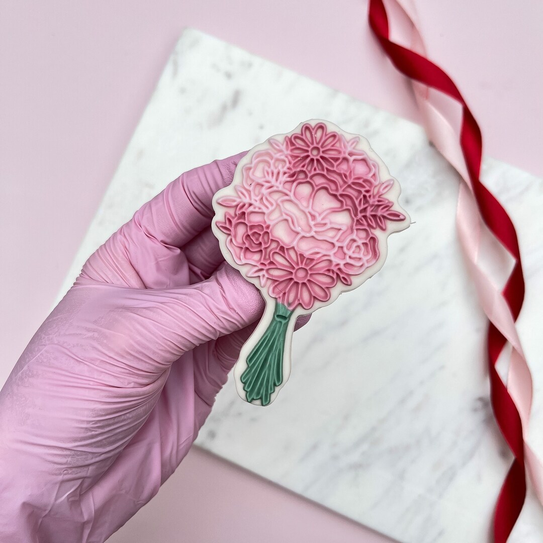 Flower Bouquet Cookie Cutter & Embosser Stamp - Etsy