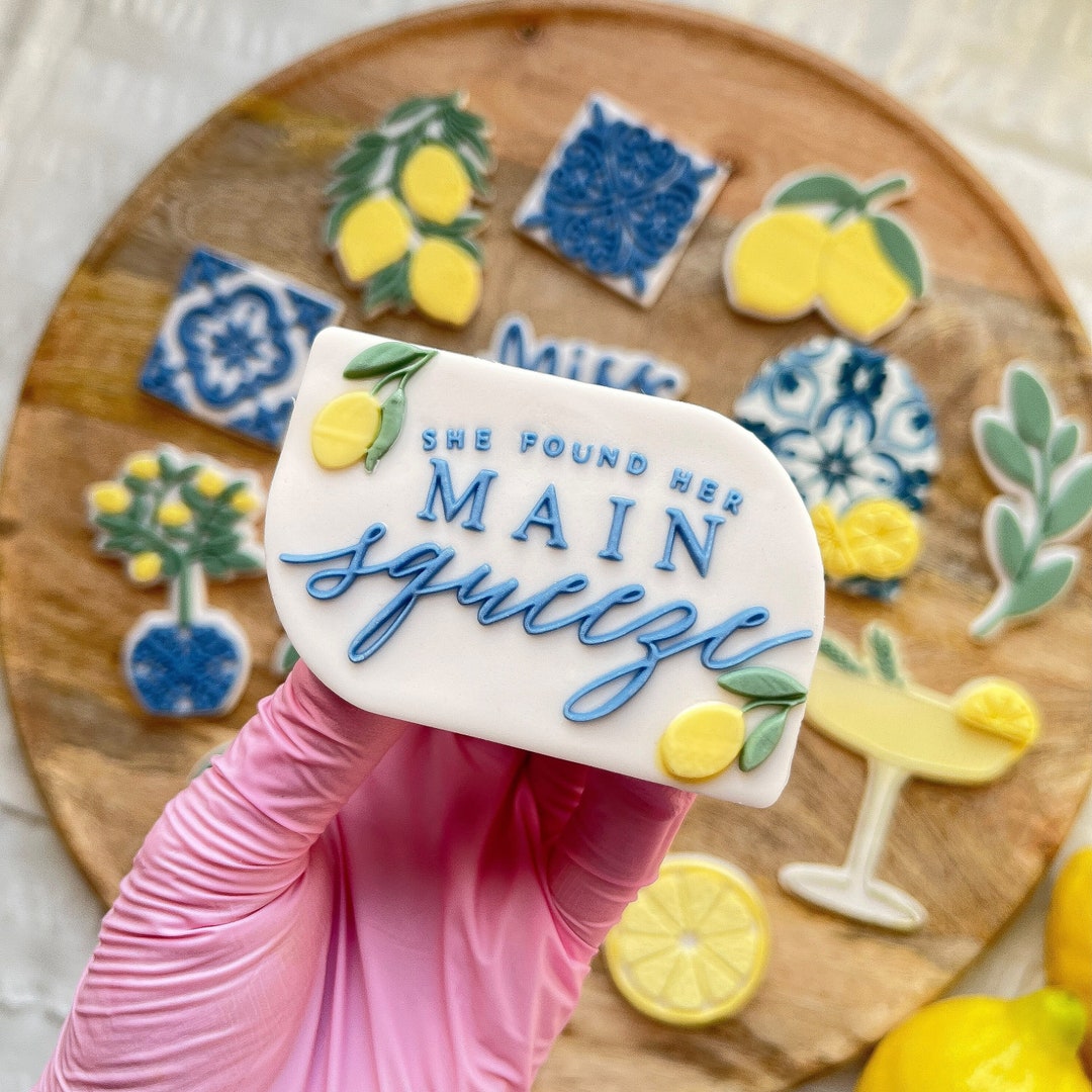 She Found Her Main Squeeze Cookie Cutter Embosser Stamp Wedding Amalfi ...