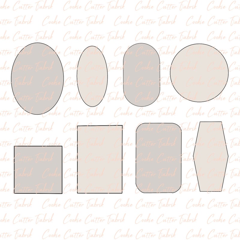 Geometric Shape Cookie Cutters - Etsy