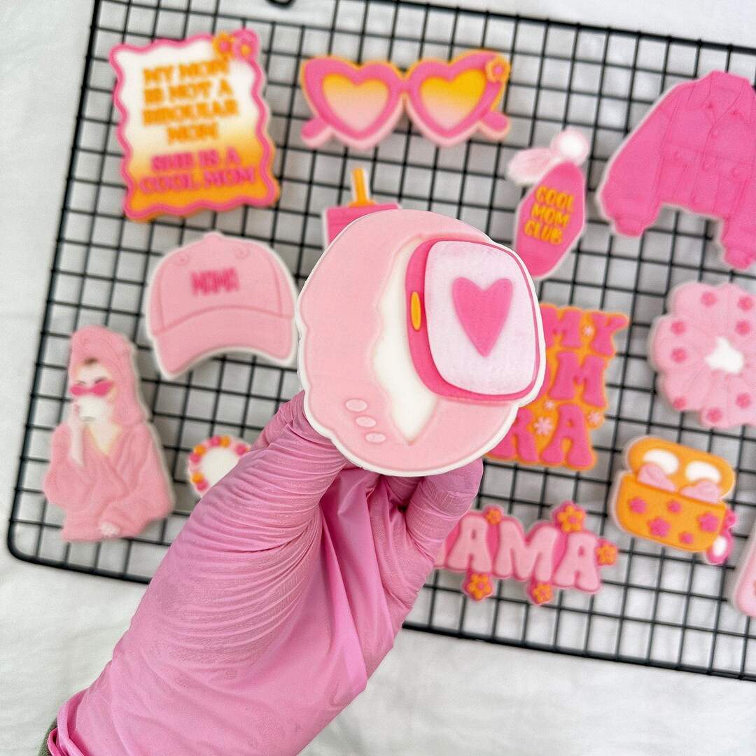 Smartwatch With Heart Cookie Embosser Cookie Stamp With Cutter - Etsy