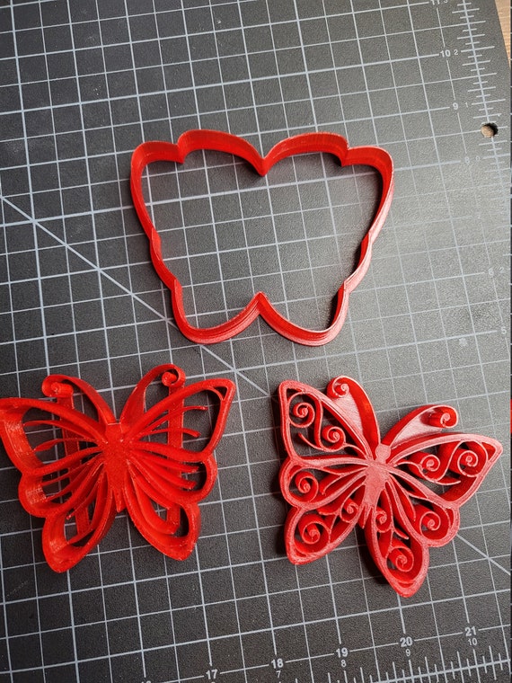 Butterfly Cookie Cutters Two Designs in One - Etsy