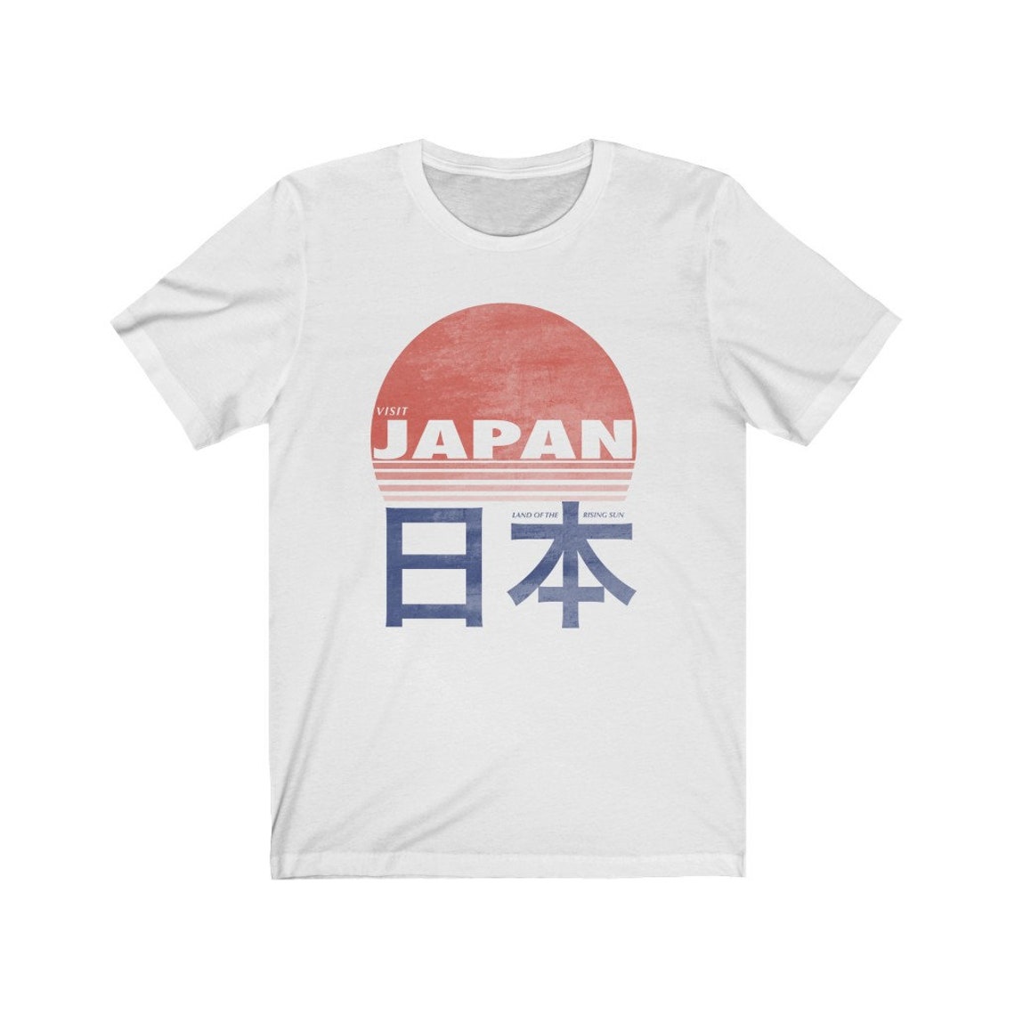 Visit Japan T-shirt, Vintage Japanese Streetwear Tee - Etsy
