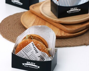 Wedding Burger Box - Etsy
