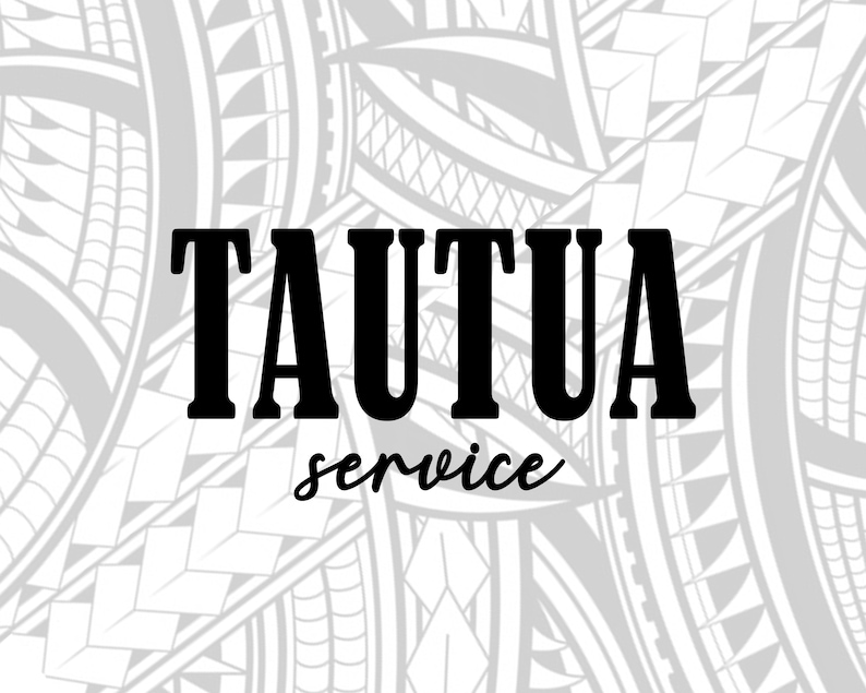 Samoan Tautua Wall Art, Minimalist Tribal Design (digital Download) - Etsy
