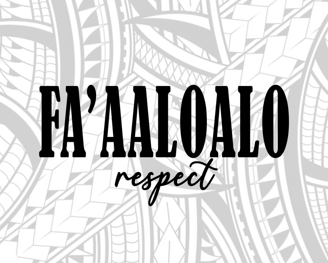 Fa'aaloalo, Samoan Respect, Wall Art, Samoa Wall Art, Minimalist Art ...