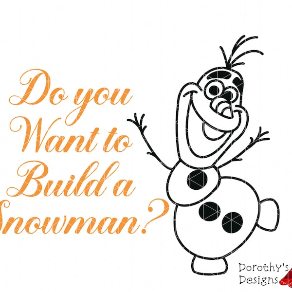 Do You Want to Build a Snowman - Etsy