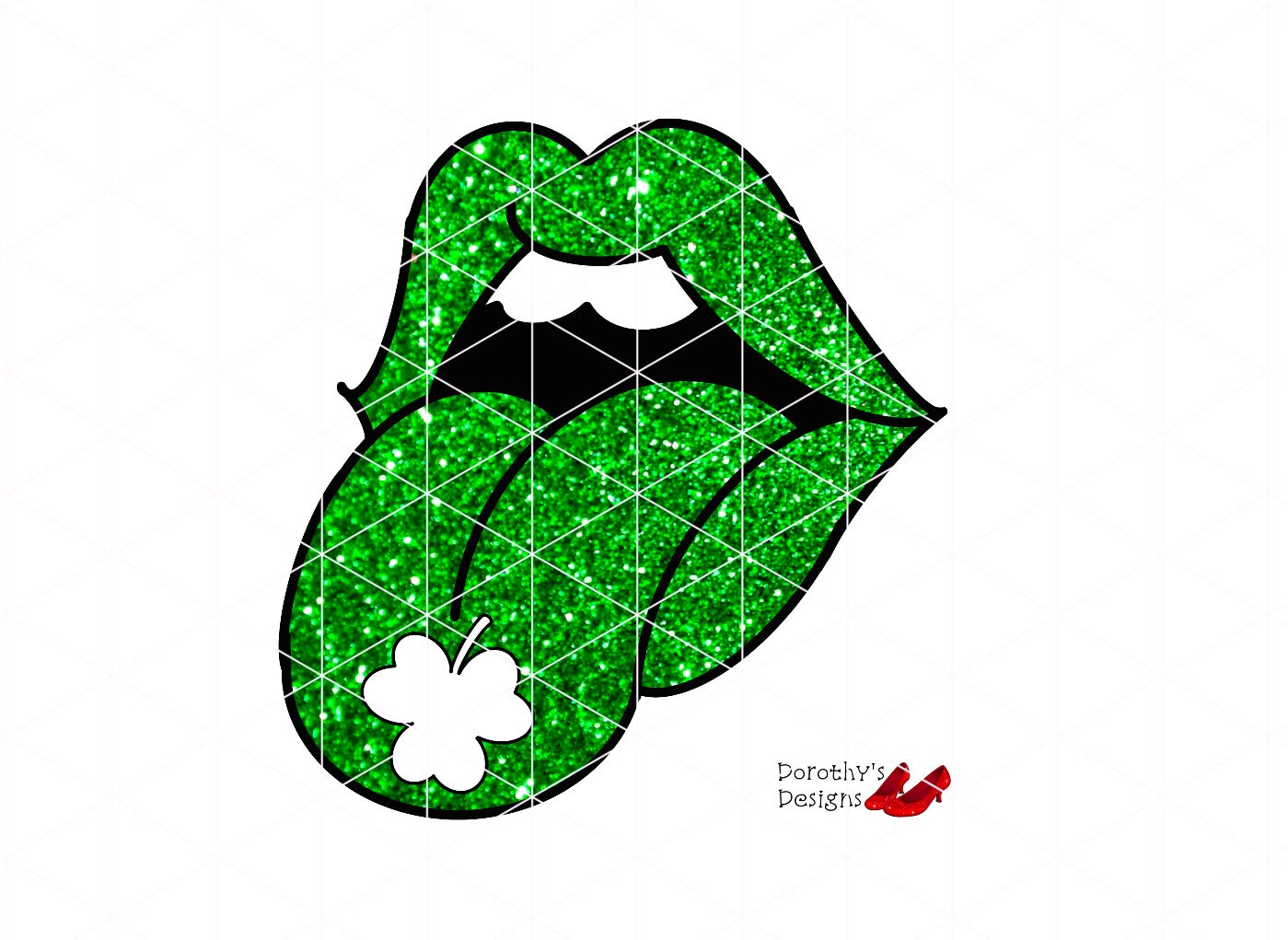 St. Patricks Day Lips Png - Etsy