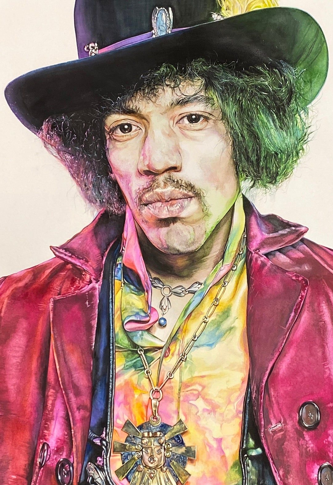 The Electric Gypsy/jimi Hendrix/ Music/art/portraits/prints/sports ...