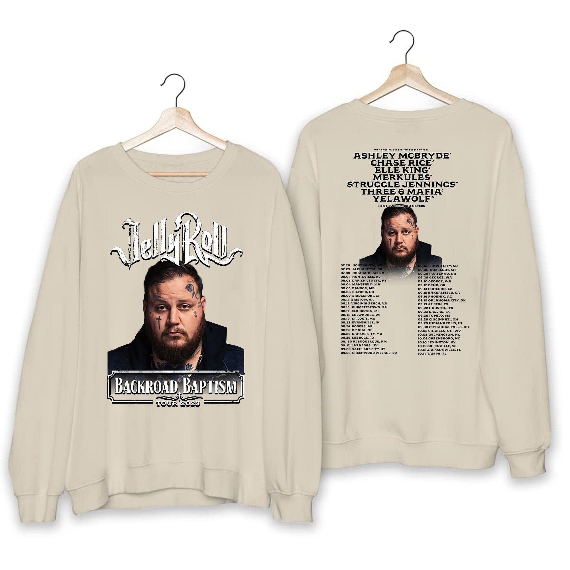 Jelly Roll Tour 2023 Shirt , Tour Merch Jelly Roll T-Shirt sold by ...