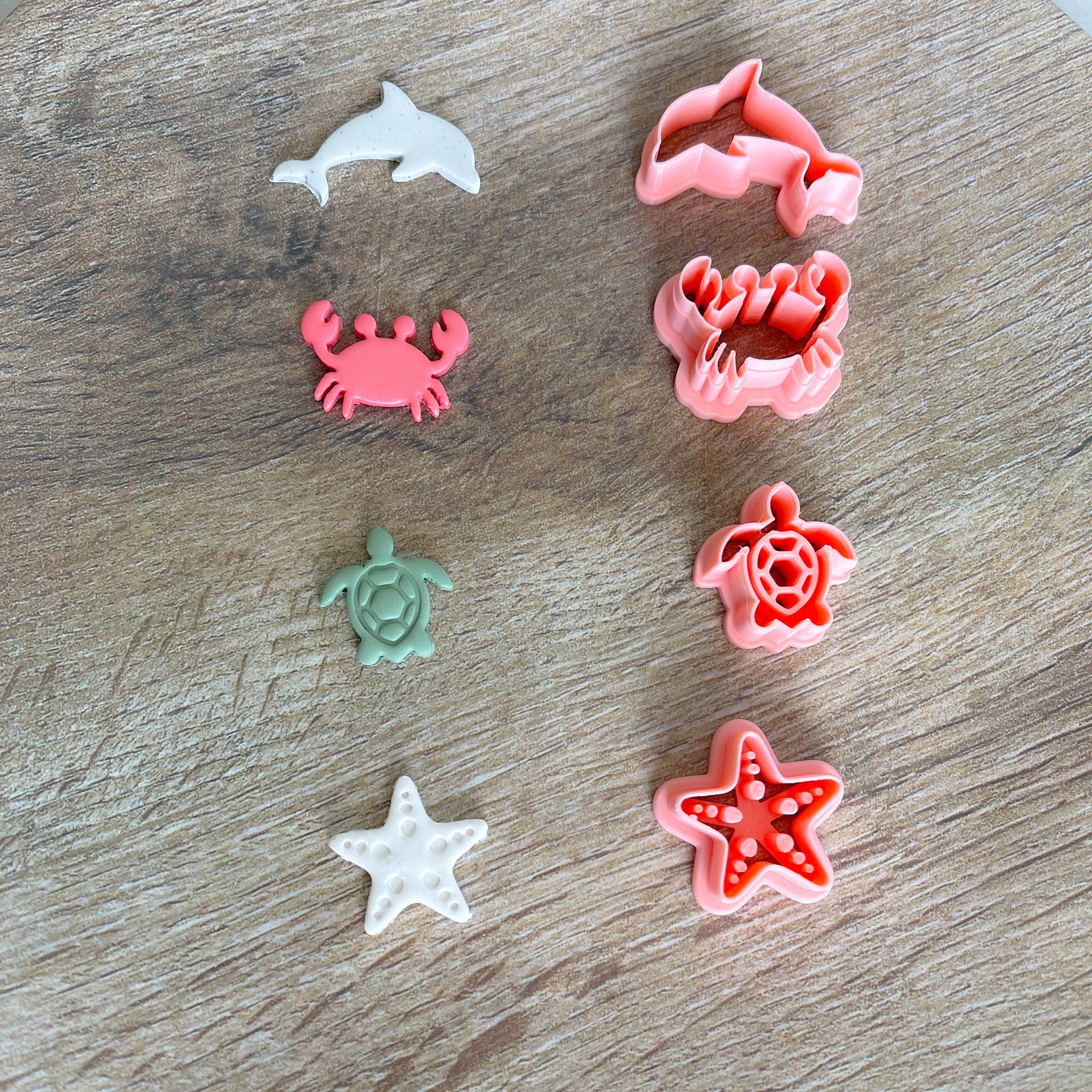 Sea Life Polymer Clay Cutter Summer Clay Cutter Beach Clay - Etsy