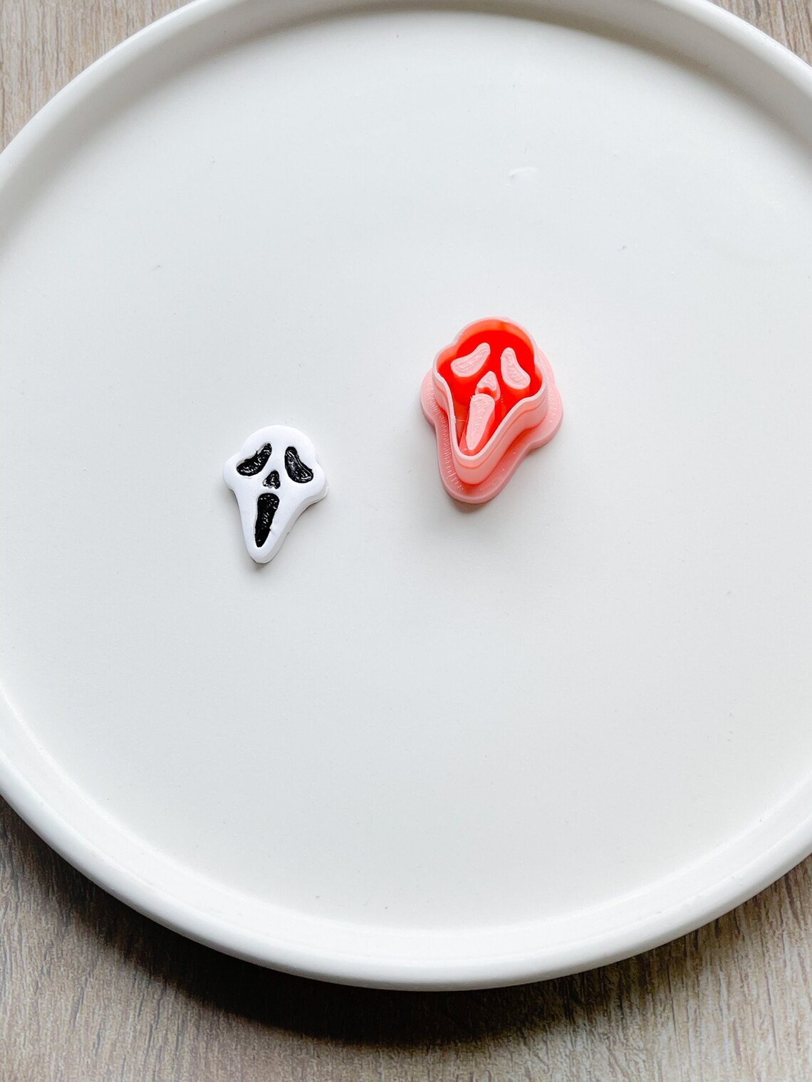 Scream Clay Cutter Halloween Clay Cutter Polymer Clay - Etsy