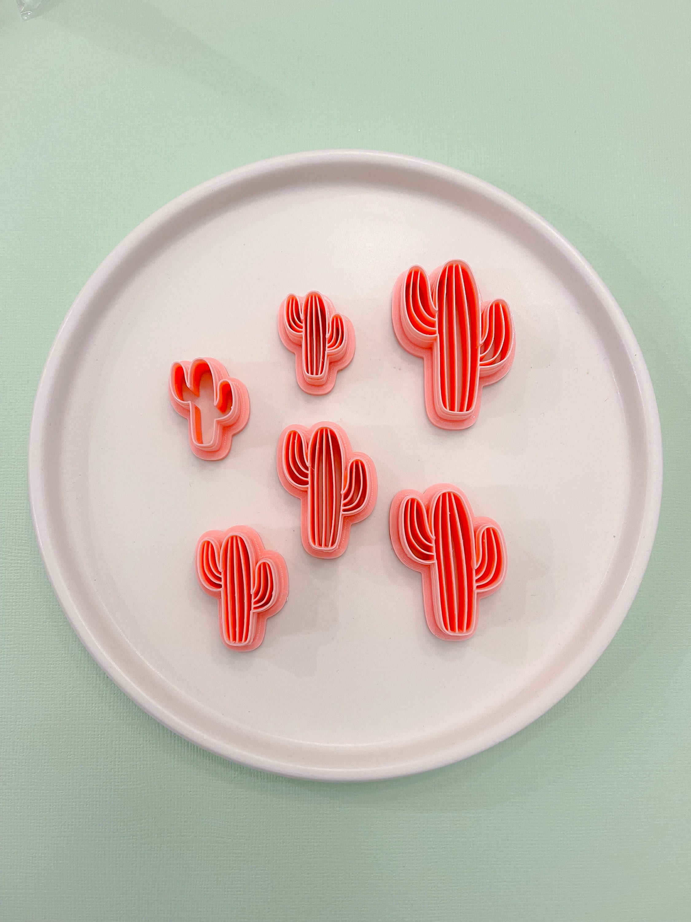 Cactus Shape Polymer Clay Cutters Cute Clay Cutters - Etsy