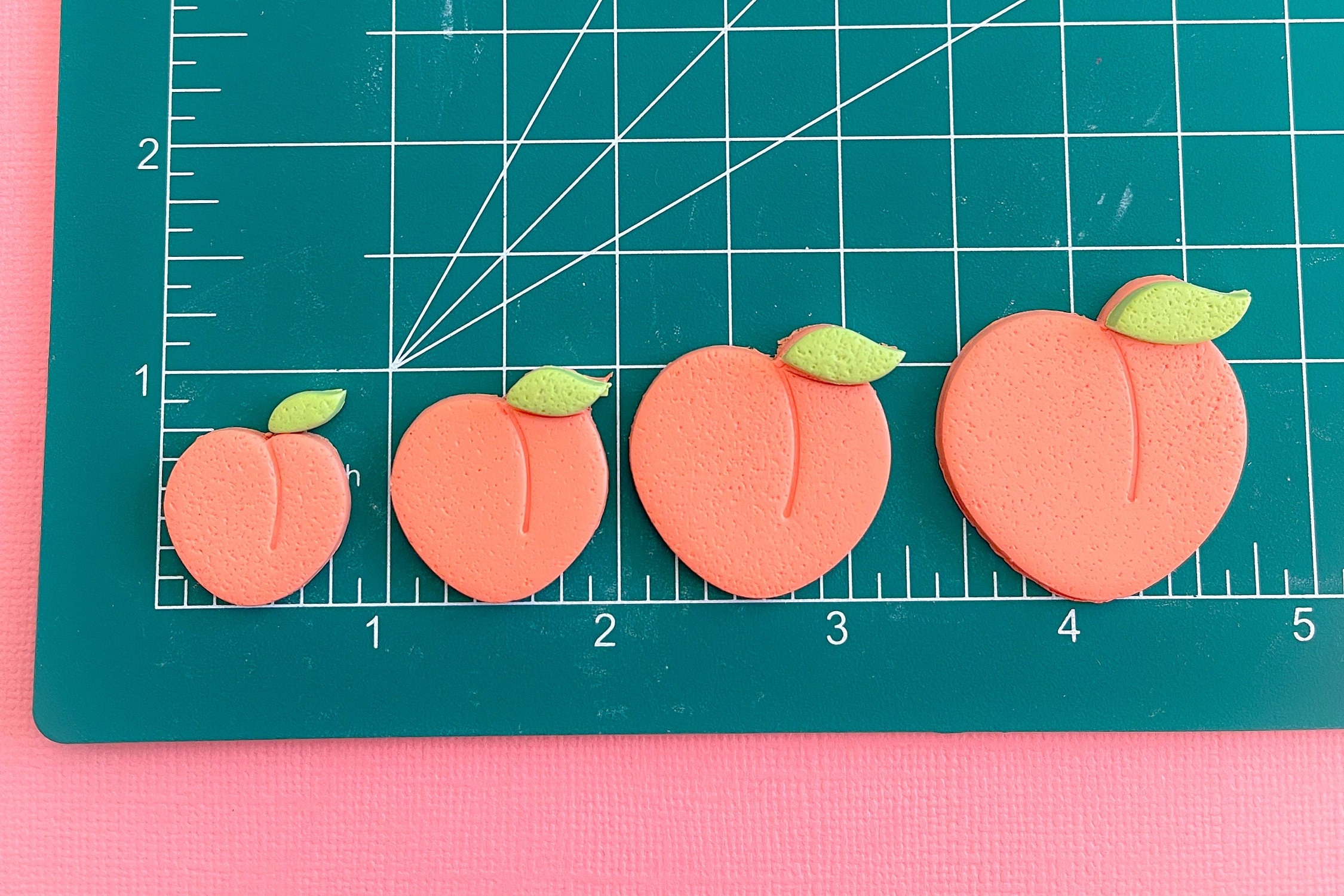 Peach Clay Cutter Polymer Clay Cutter Summer Clay Cutter - Etsy