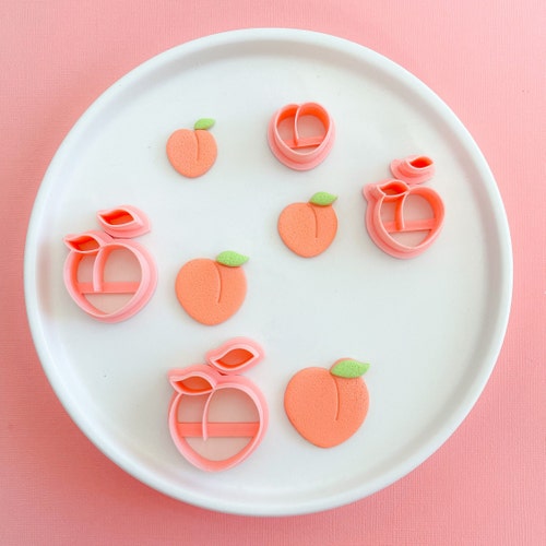 Peach Clay Cutter Polymer Clay Cutter Summer Clay Cutter - Etsy