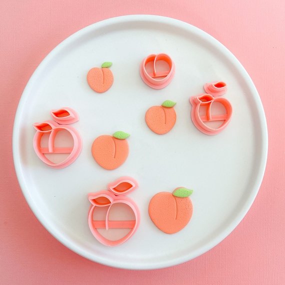 Peach Clay Cutter Polymer Clay Cutter Summer Clay Cutter - Etsy