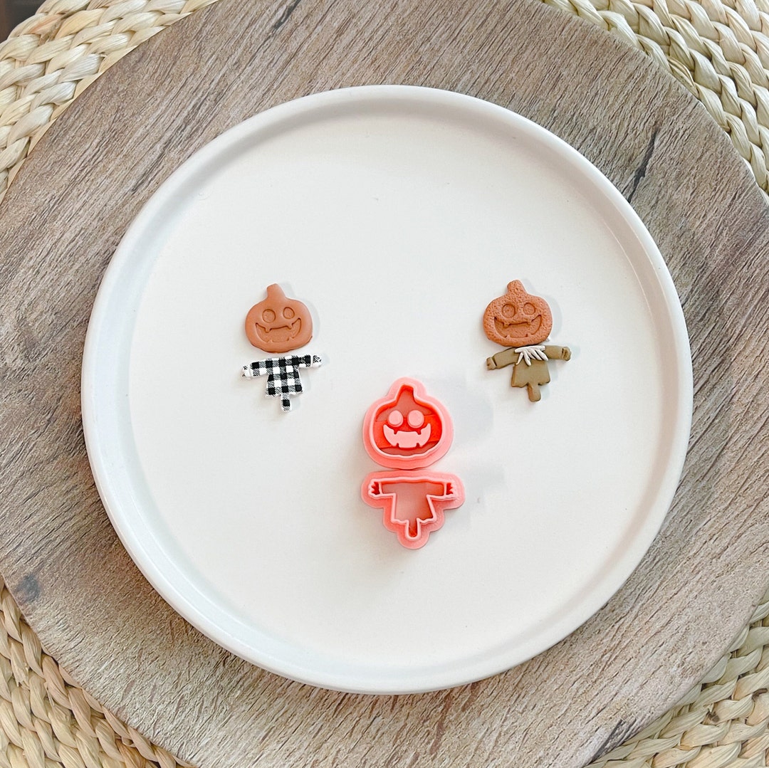 Scarecrow Clay Cutter Halloween Clay Cutter Polymer Clay Cutter - Etsy