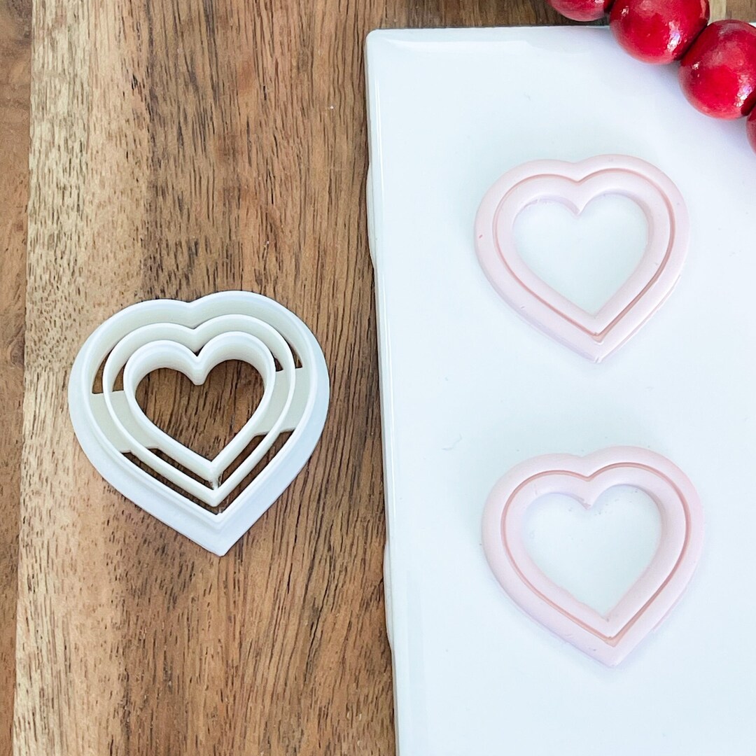 Valentine Heart Clay Cutter ~ Polymer Clay Cutter - Etsy