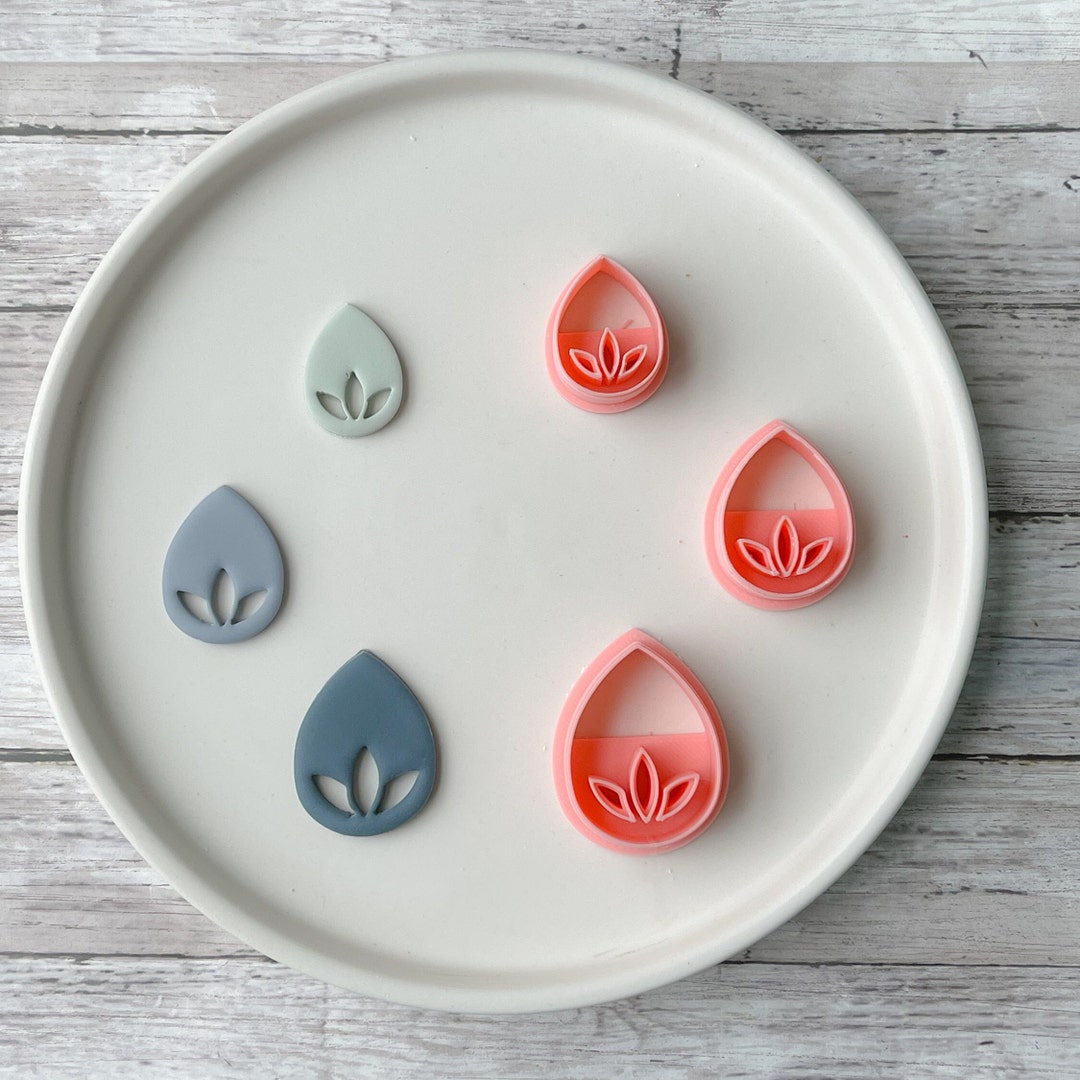 Kelly ~ Drop Embossed Clay Cutter - Etsy
