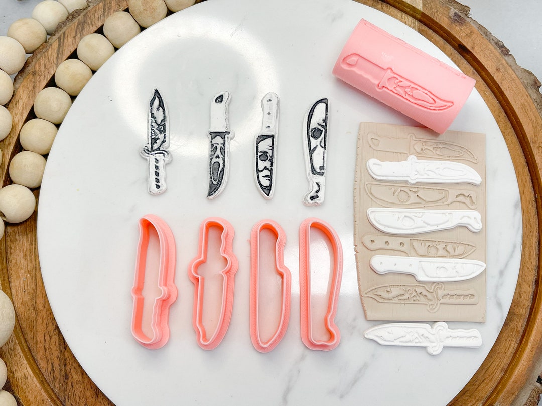 Horror Halloween Knives Clay Cutter Polymer Clay Cutters Clay Cutting ...