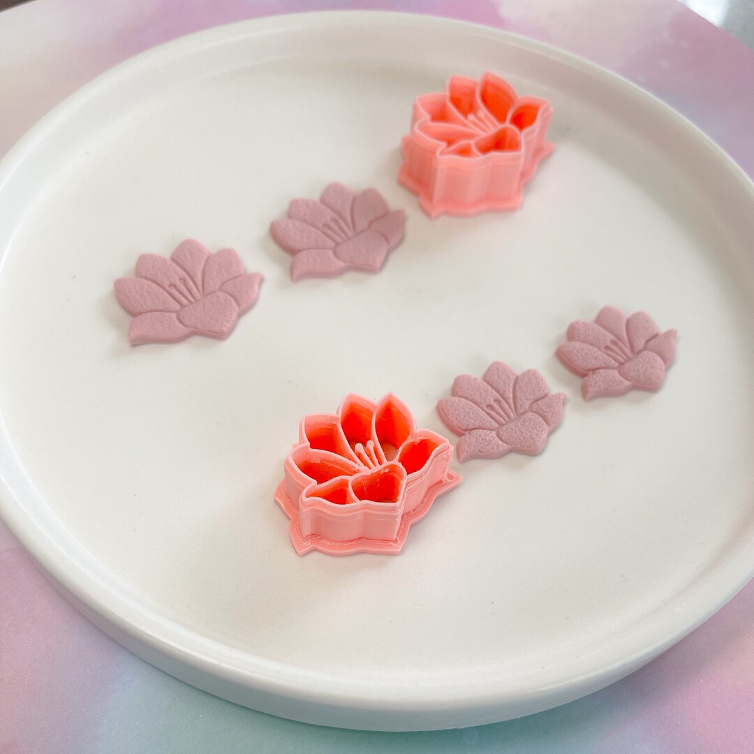 Flora ~ Floral Clay Cutter ~ Spring Summer Clay Cutter ~ Flower Clay ...