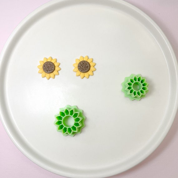 Sunflower Polymer Clay Cutter Cute Clay Cutter Summer - Etsy