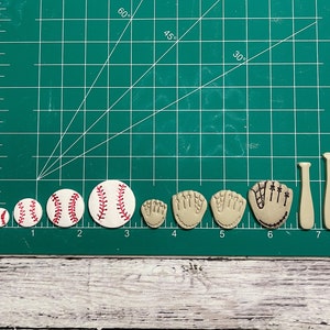 Baseball ~ Baseball Glove ~ Baseball Bats Polymer Clay Cutter ~ Sports ...