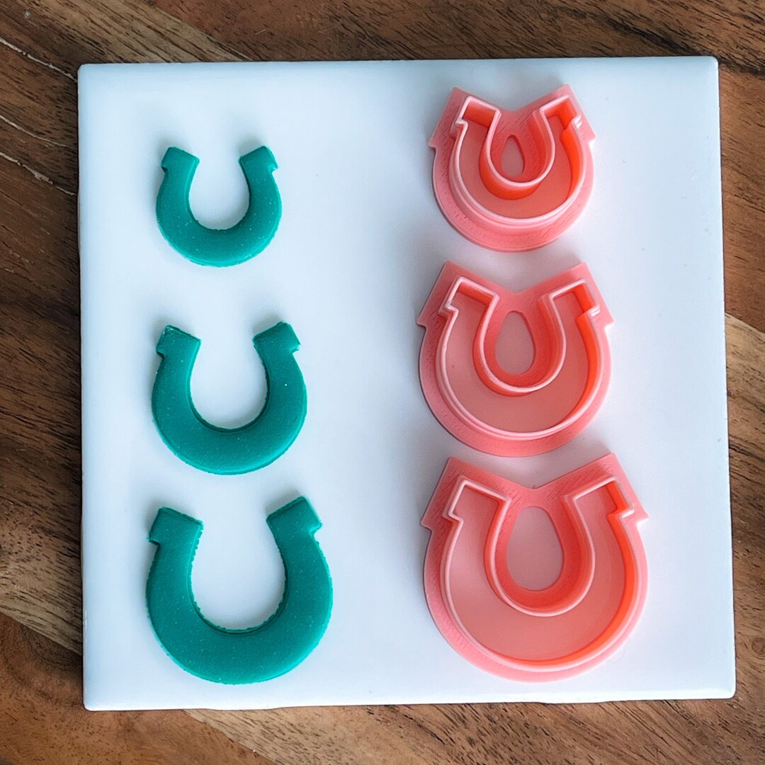 Horseshoe Polymer Clay Cutter ~ St. Patricks Day Cutter ~ Clay Cutting ...