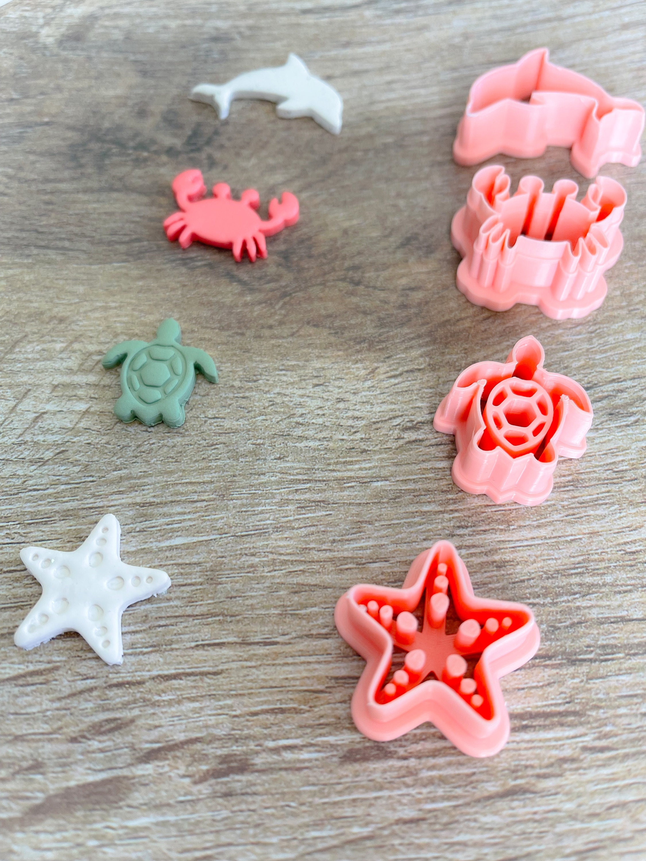 Sea Life Polymer Clay Cutter Summer Clay Cutter Beach Clay - Etsy