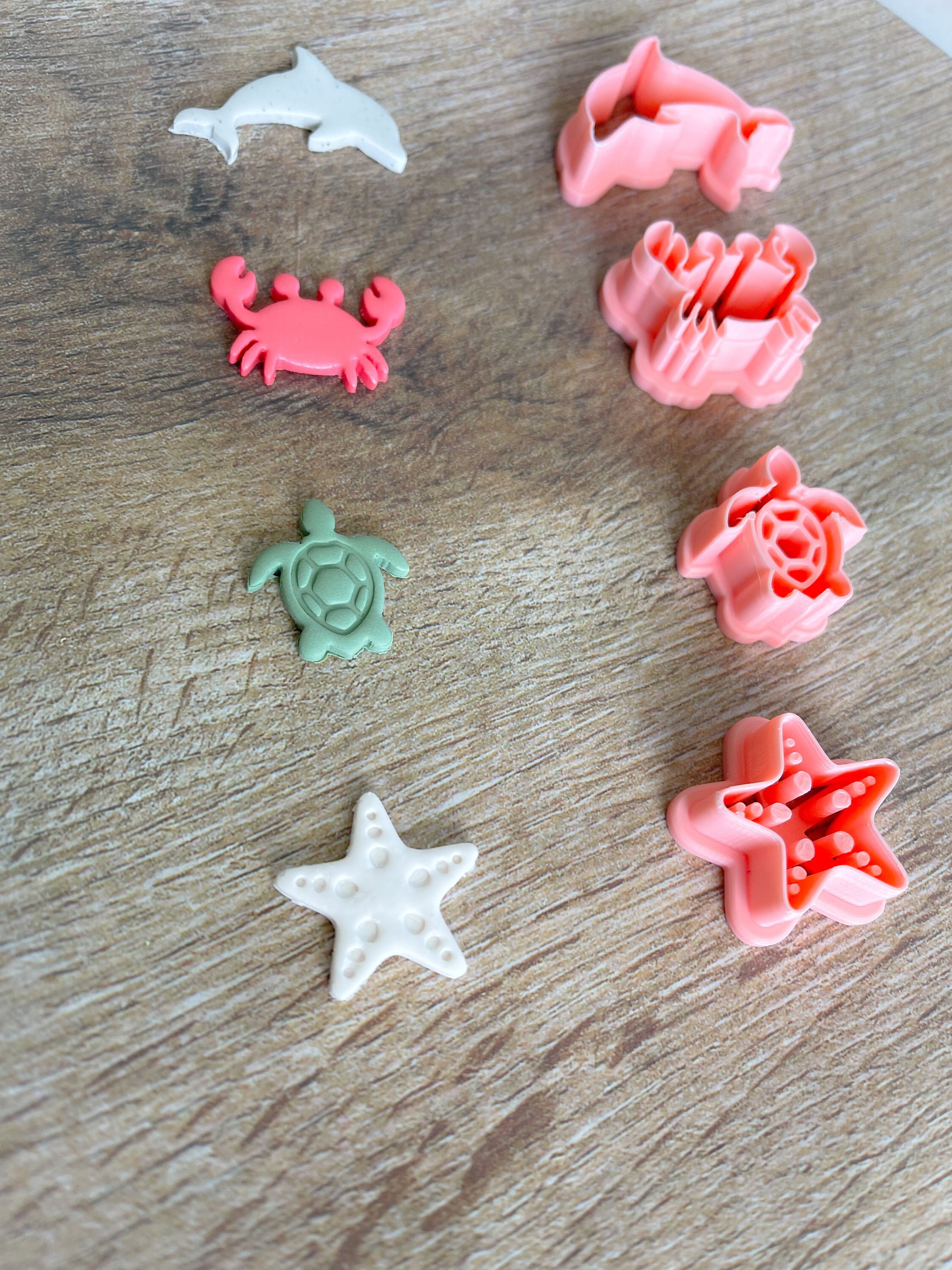 Sea Life Polymer Clay Cutter Summer Clay Cutter Beach Clay - Etsy
