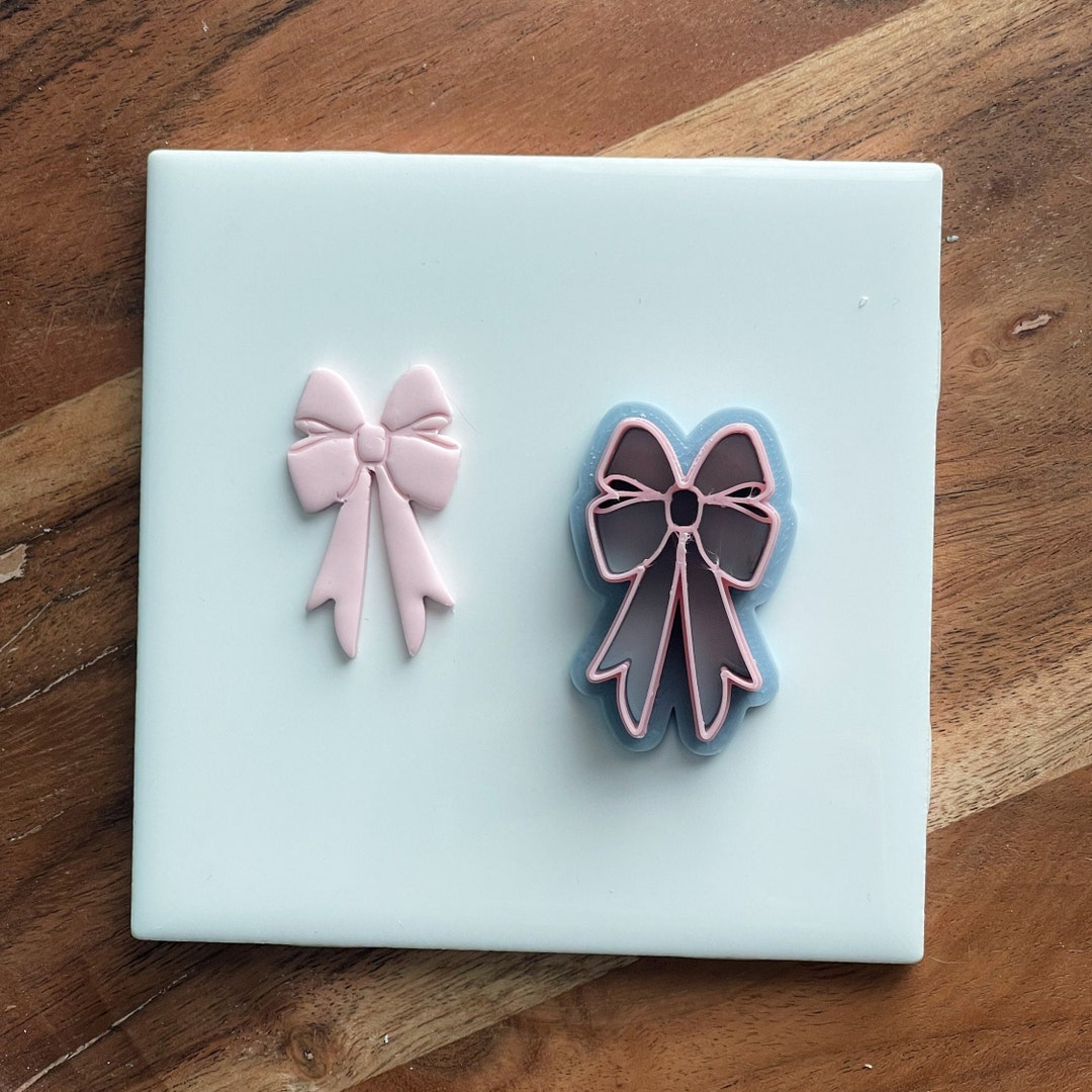 Bow Polymer Clay Cutter ~ Christmas Bow ~ Winter Polymer Clay Cutter ...
