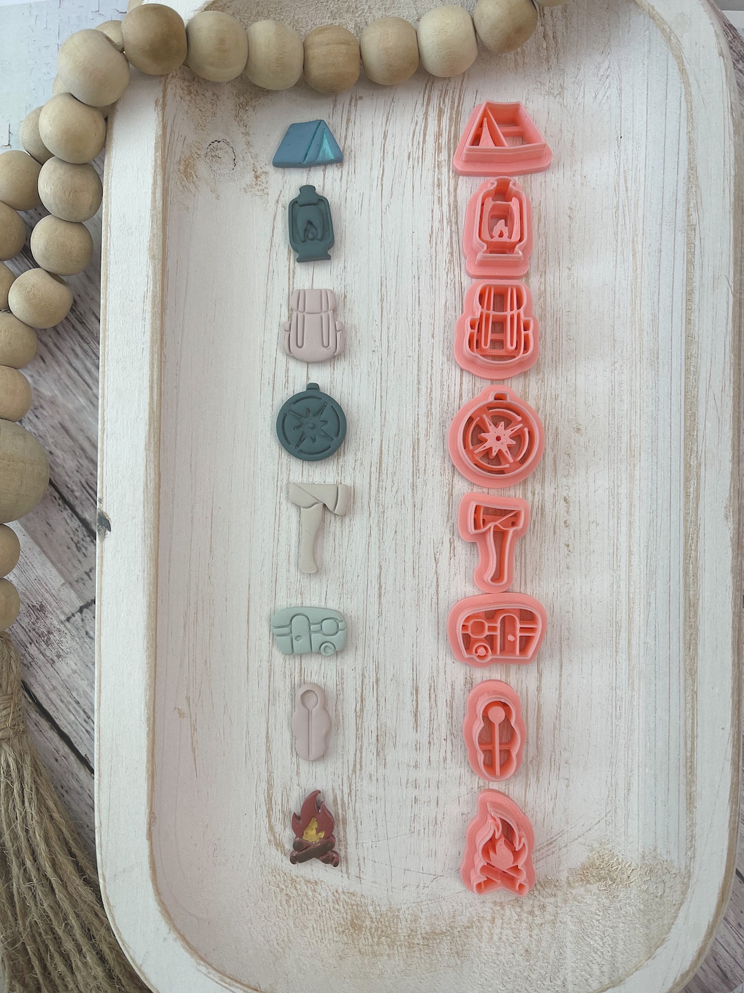 Camping Pack Clay Cutter ~ Summer Polymer Clay Cutter - Etsy