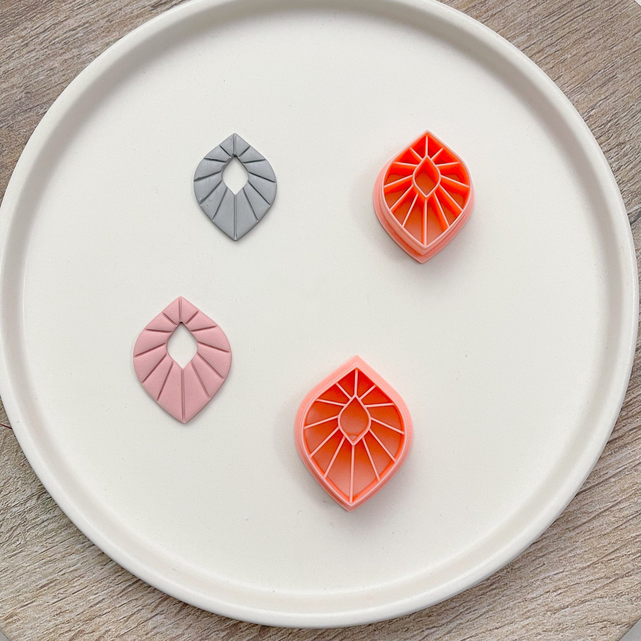 Dawn ~ Diamond Shape Clay Cutter ~ Polymer Clay Cutter - Etsy