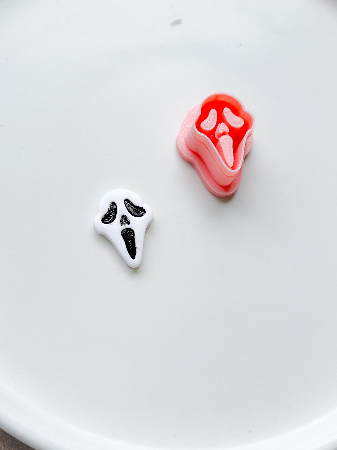 Scream Clay Cutter Halloween Clay Cutter Polymer Clay - Etsy