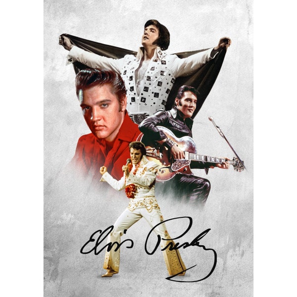 Elvis Presley Poster - Etsy