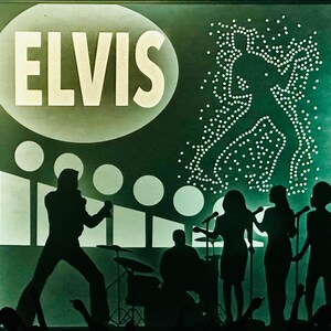 Elvis Aloha From Hawaii Shadow Box Elvis Light Box. SVG - Etsy