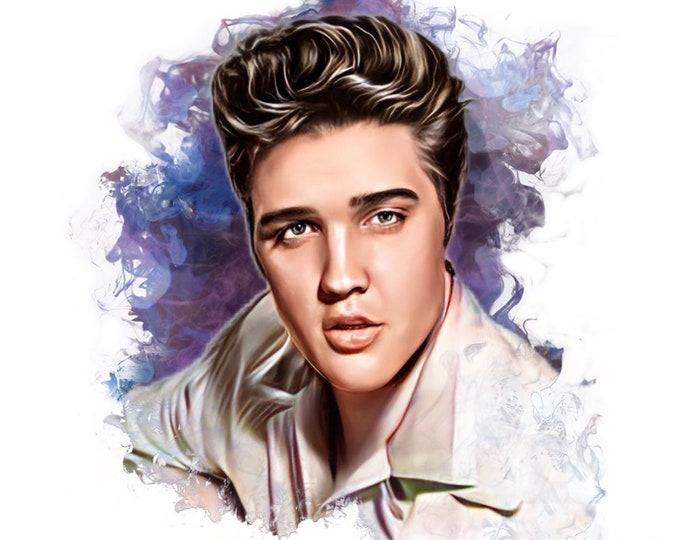Elvis Digital Art Series. the 70's. digital Download Only Jpeg File ...