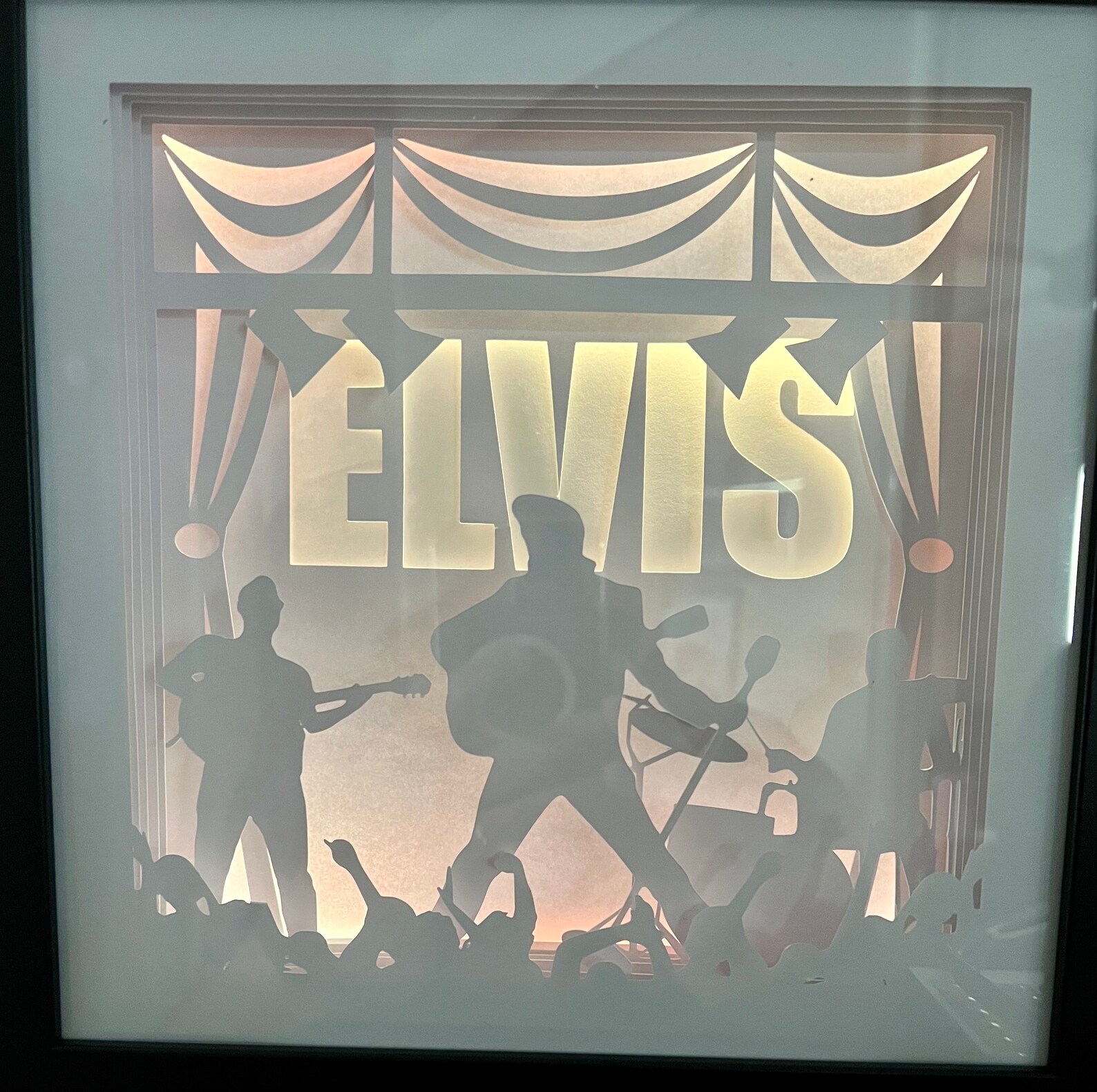 Elvis Shadow Box Light Box. SVG and PNG Digital Download Only - Etsy